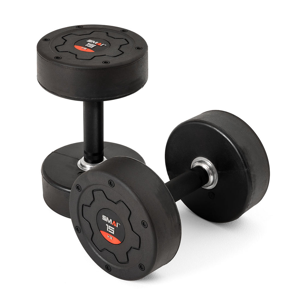 Commercial Round Dumbbells (Pair) | Weights & Fitness | SMAI