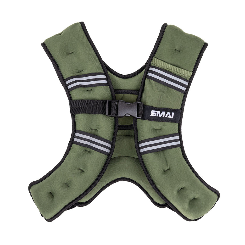 Weighted Ruck Vest - Olive Green | Best Range & Colours | SMAI