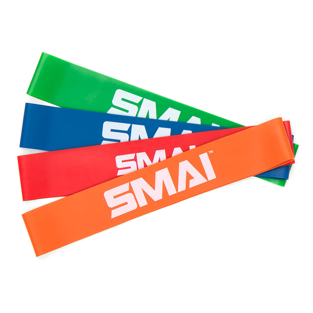 Rubber Mini Resistance Bands Set of 4 | Weights & Fitness | SMAI