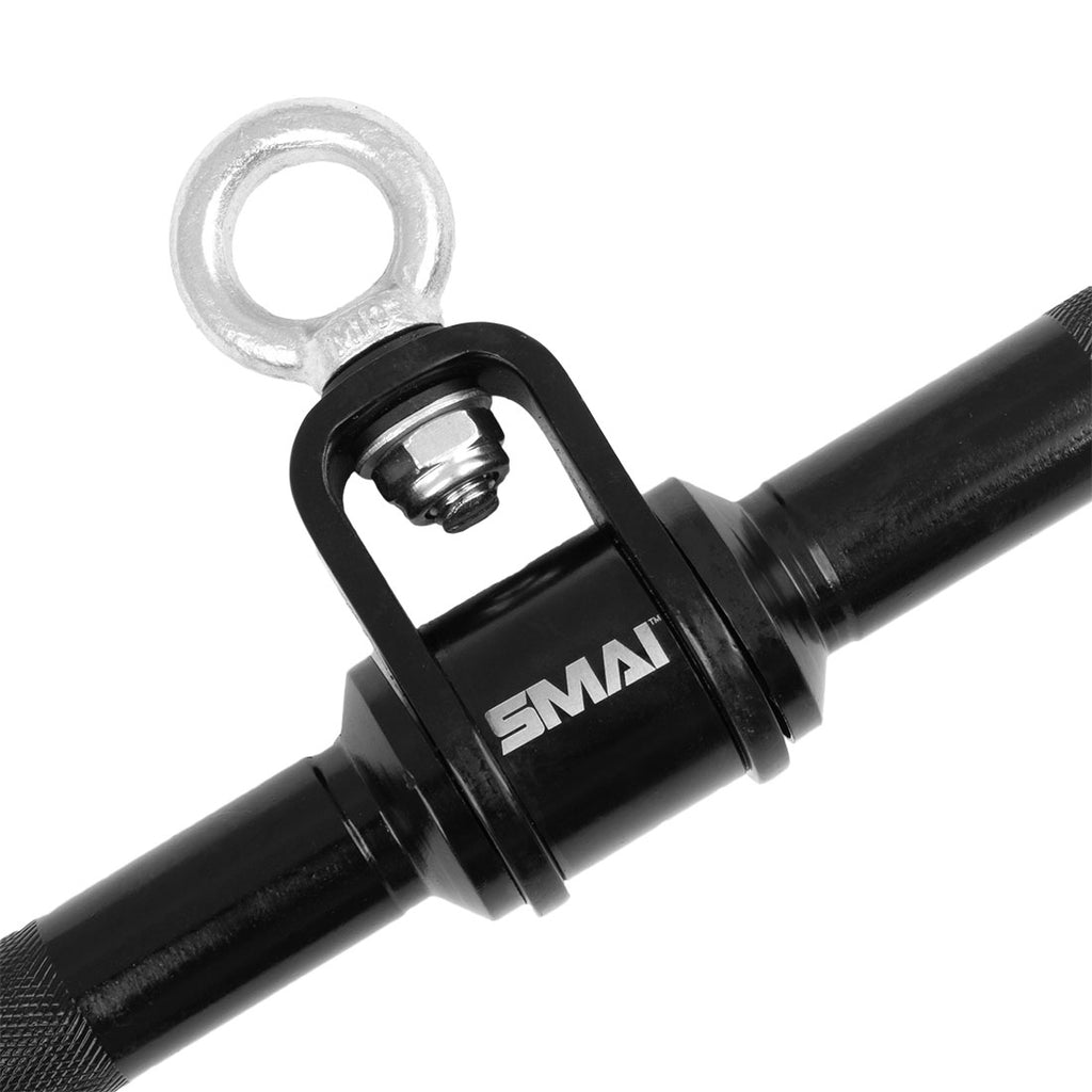 Revolving Straight Bar Attachment for Cable Machine | SMAI