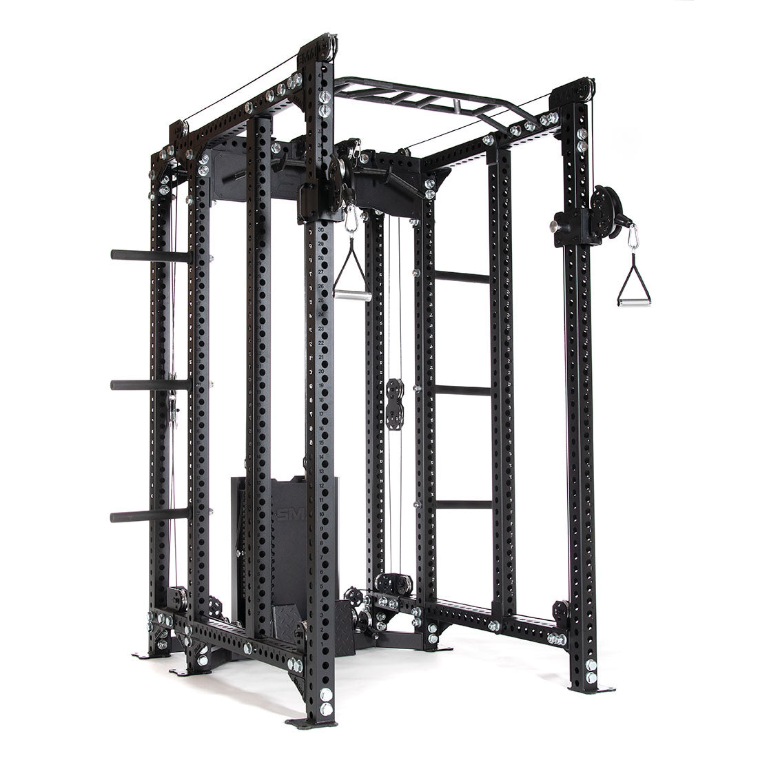 Cable squat rack store