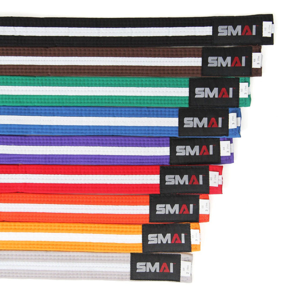 Martial Arts Belts - White Stripe | Martial Arts | SMAI