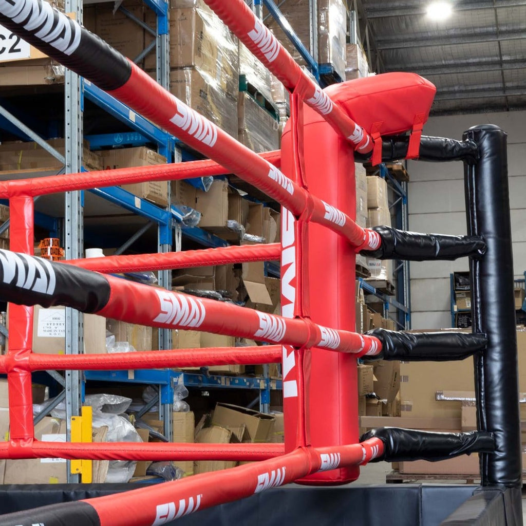 Boxing Ring Corner Pads | Red, White | SMAI