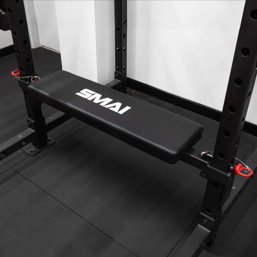 Hip Thrust / Utility Bench for Rig | Weights & Fitness | SMAI