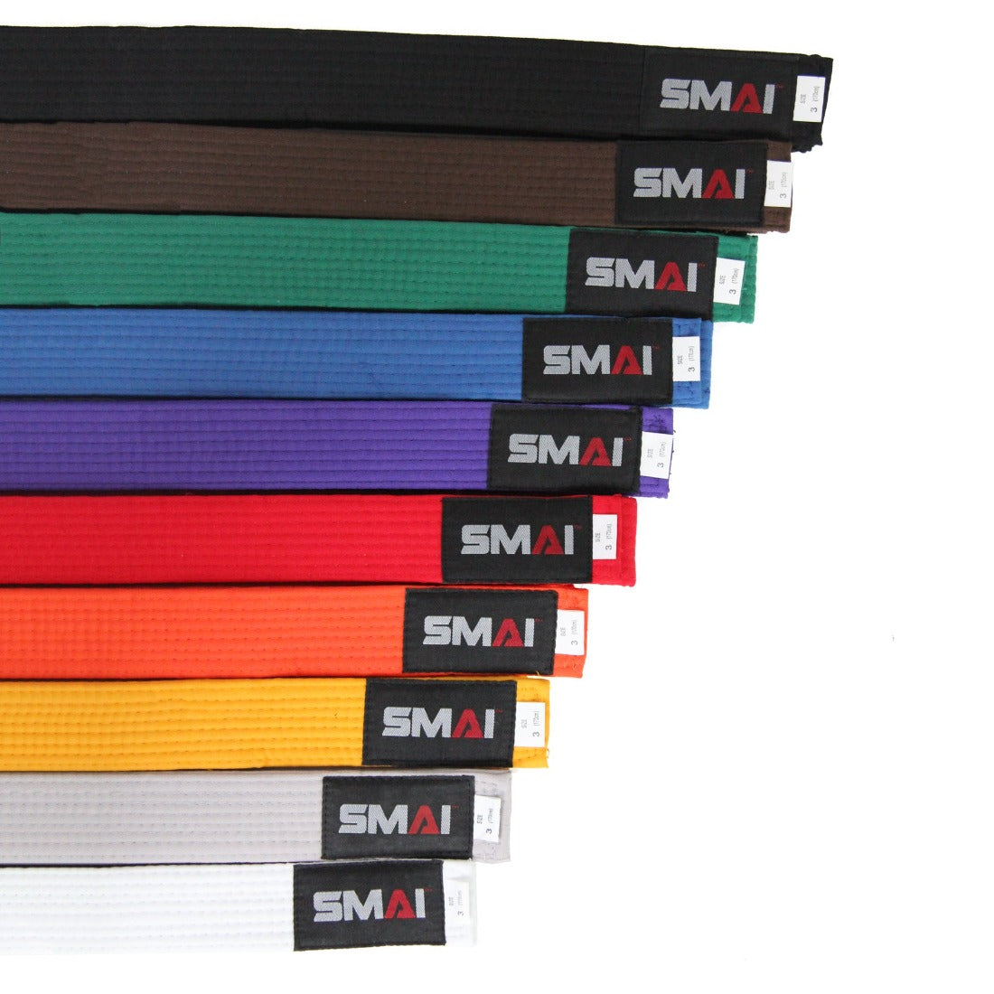 Martial Arts Belts Single Colour SMAI Martial Arts Belts Single Colour SMAI